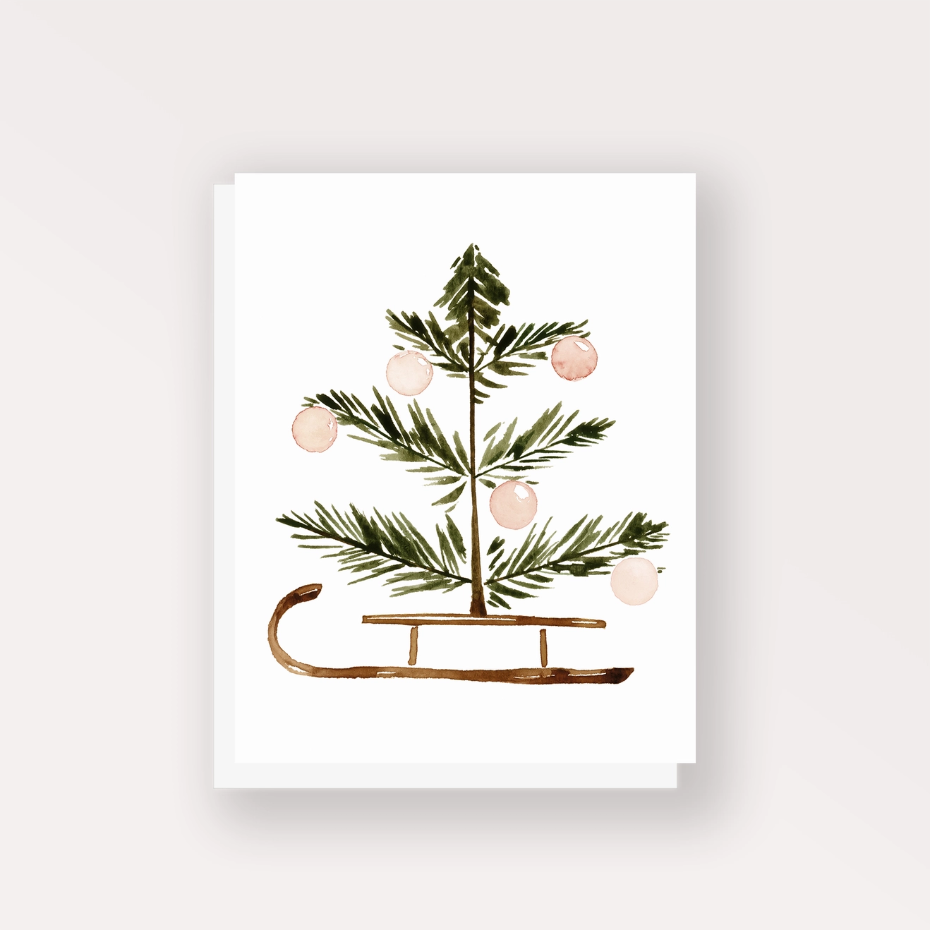 Christmas Tree Art Card – Fieldstudy